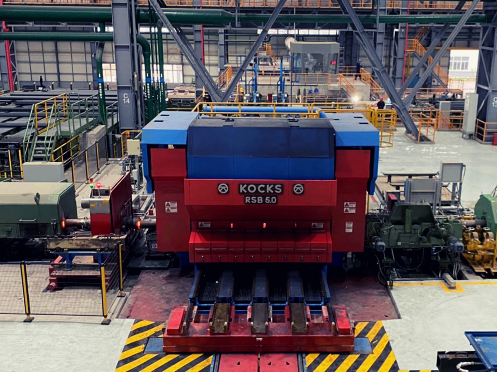 First bar rolled on RSB® 370++/4 sizing block at Walsin Yantai — Kocks